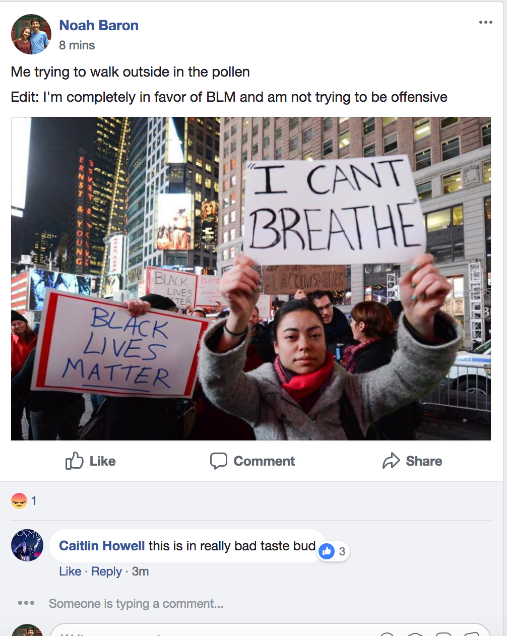 Bernie Backer Berated for Meme Referencing Black Lives Matter – THE ...